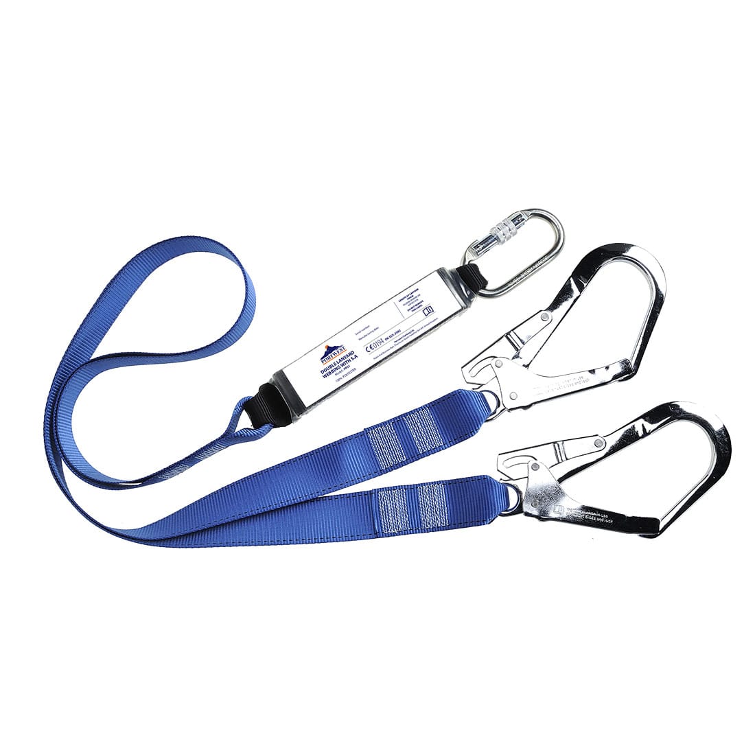 Double Webbing 1.8m Lanyard With Shock Absorber - Site King