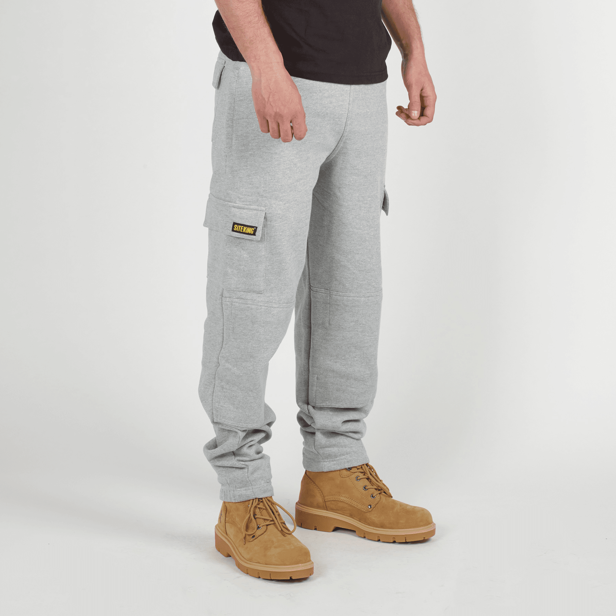 Site King Cargo Jogging Bottoms (Grey) - Site King